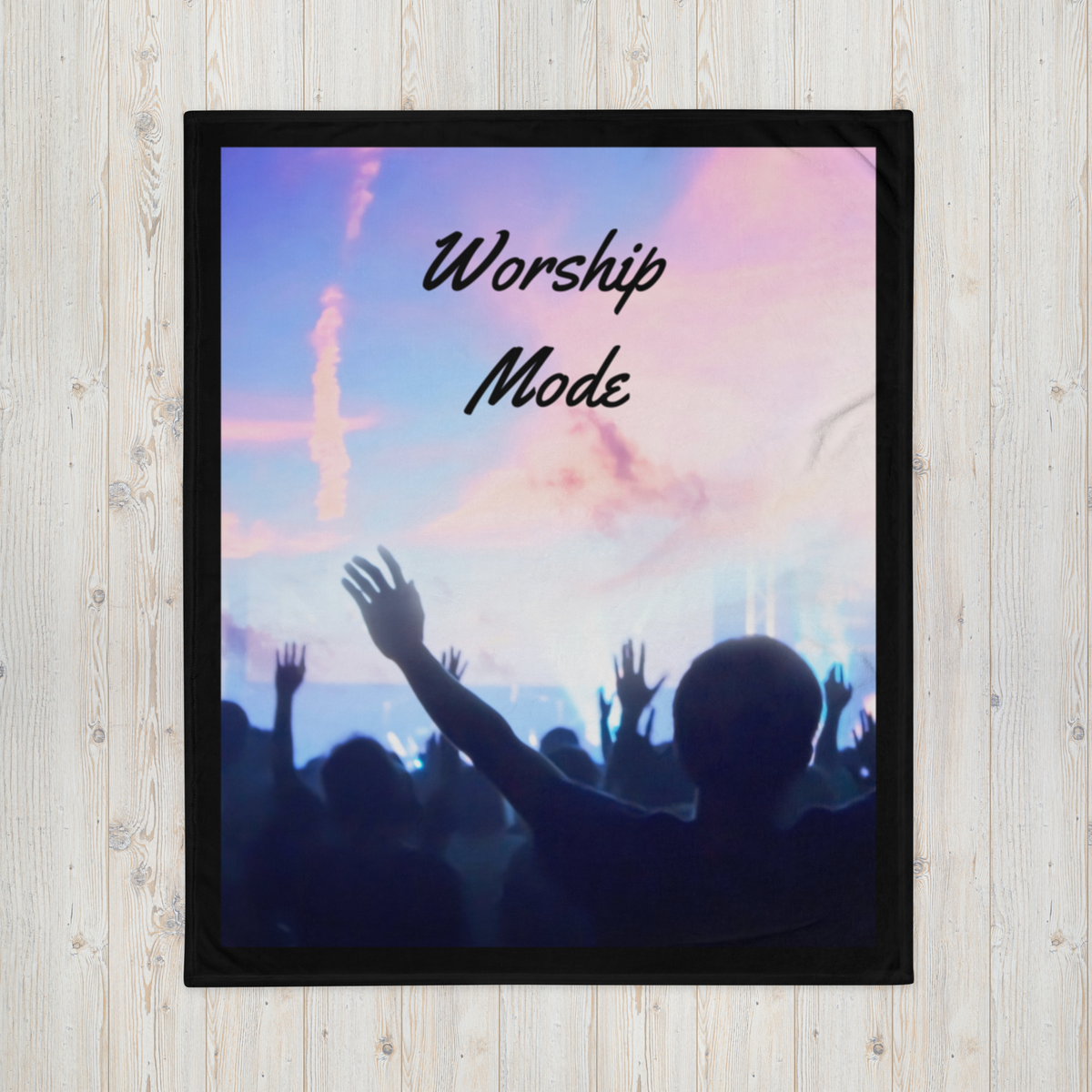 Worship Mode Throw Blanket – GPrint LLC